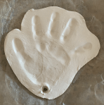 Handprint Ghost Ornaments – Zeebra Child