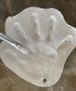 Handprint Ghost Ornaments – Zeebra Child