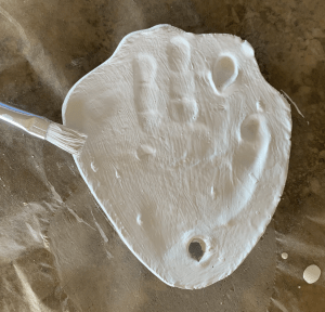 Handprint Ghost Ornaments – Zeebra Child